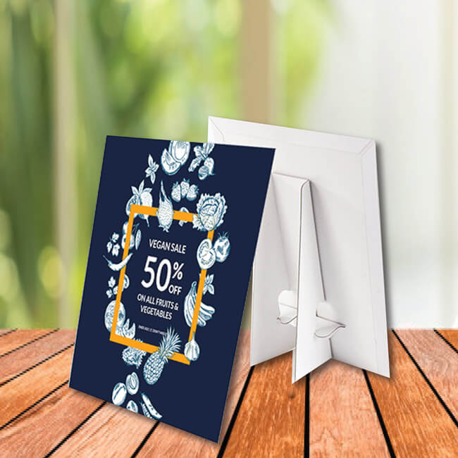 Table Display Foamboard Stand Malaysia | Custom A5 A4 A3 Counter Signage