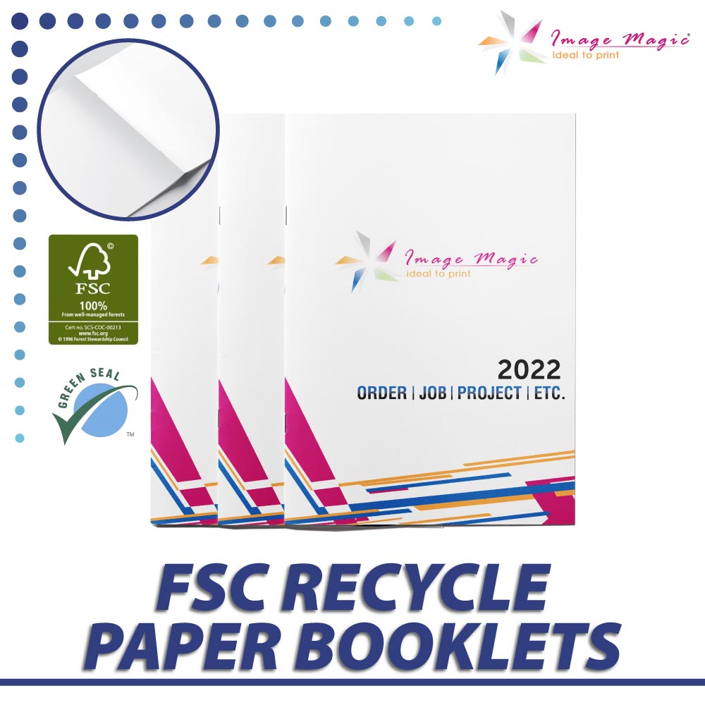 Upload Artwork for FSC Recycled Booklet Printing