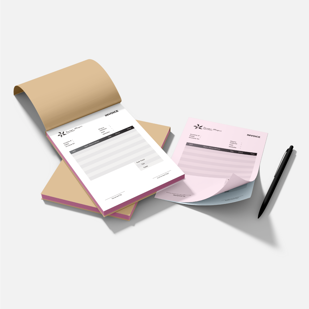 Browse Your Receipt Book Design Here