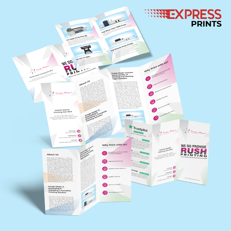 Express Brochure & Flyer Printing Malaysia | Fast Turnaround, Order Online