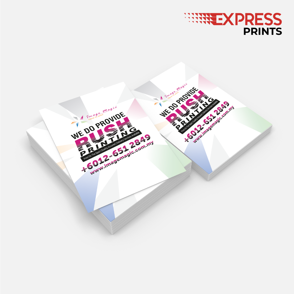 Short Run Flyer Printing Malaysia | Low Quantity A4 A5 Flyers Fast