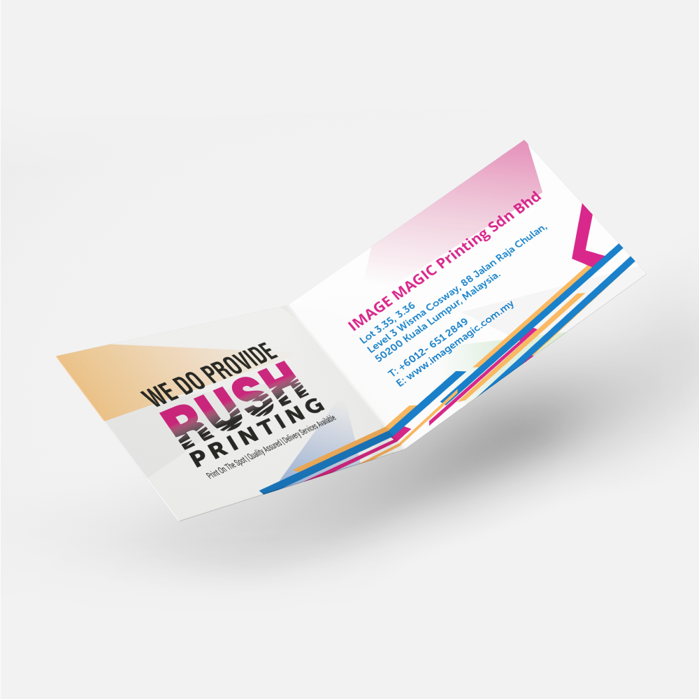 Browse Your Folded Digital Business Card Design Here