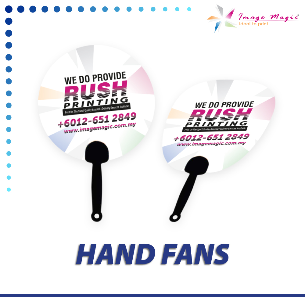 Custom Hand Fan Printing in Malaysia | Personalized Event Fans