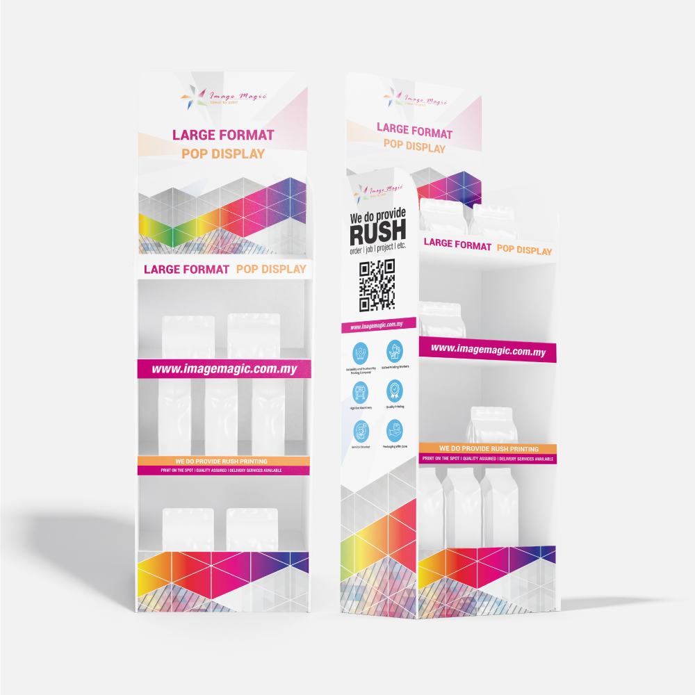 POP Display Printing Malaysia | Custom Point of Purchase Stands