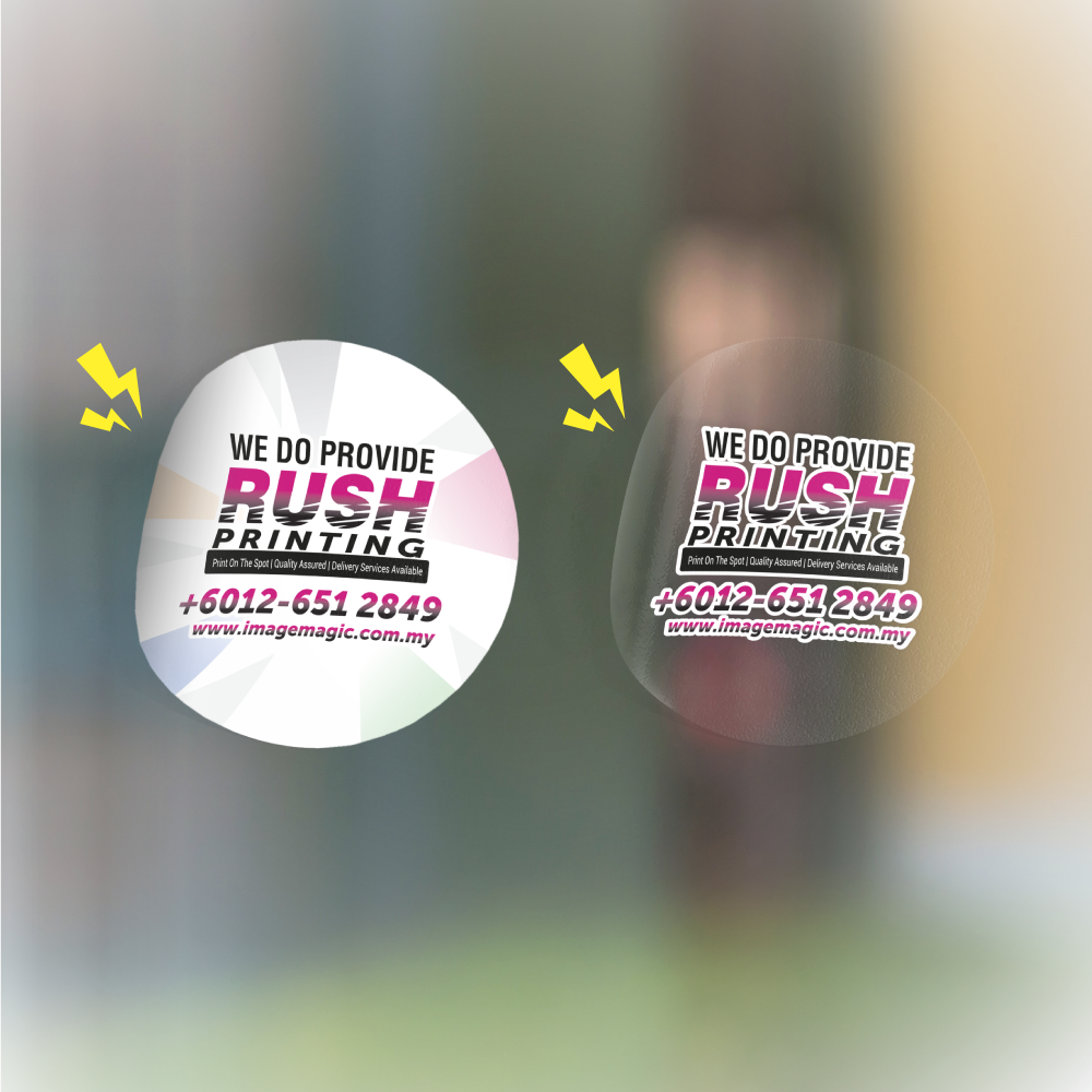 Static Cling Stickers Malaysia (No Residue) – Browse Options | Image Magic