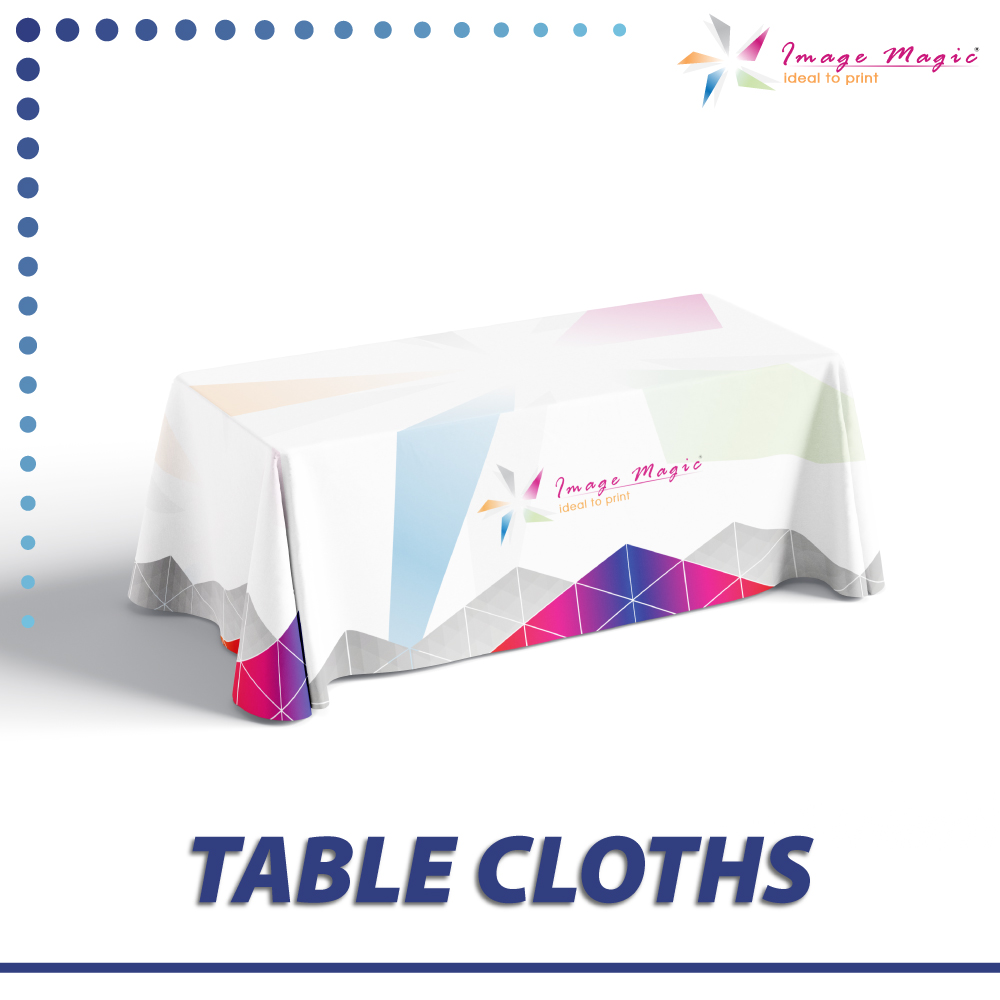 Custom Printed Table Cloths Malaysia | Event & Exhibition Table Covers
