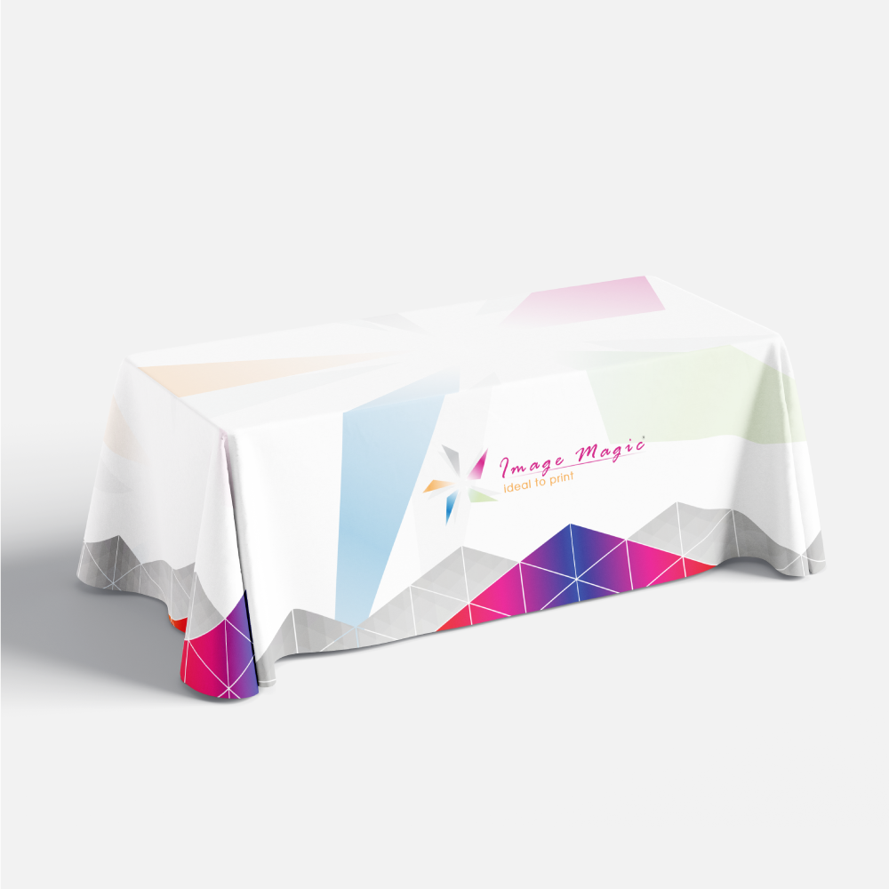 Upload Table Cloth Custom Print Malaysia