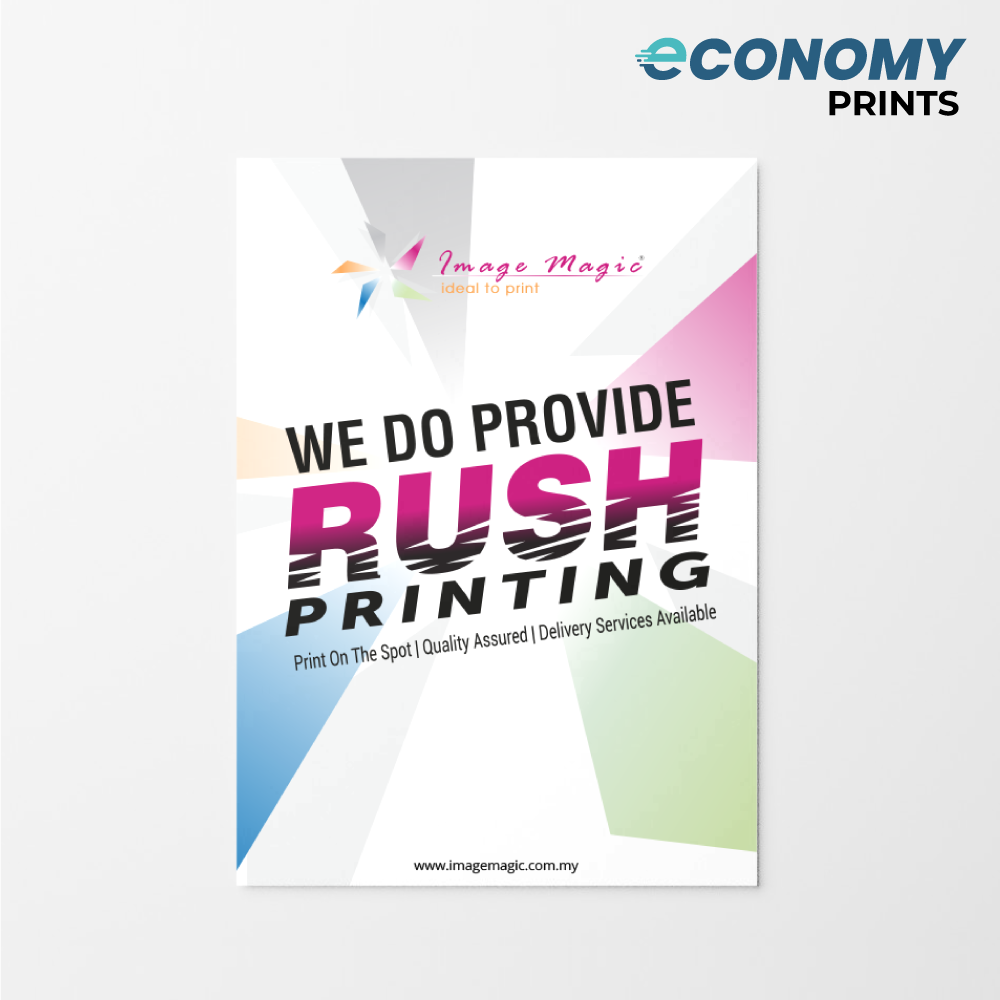 Economy Poster Printing Malaysia | Bulk Offset Poster Sheets A1 A2