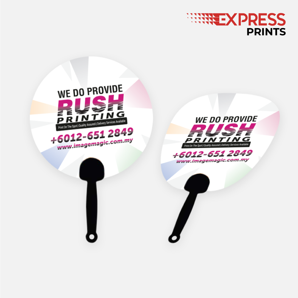 Hand Fan Printing Malaysia | Express Custom Hand Fans (50pcs+)